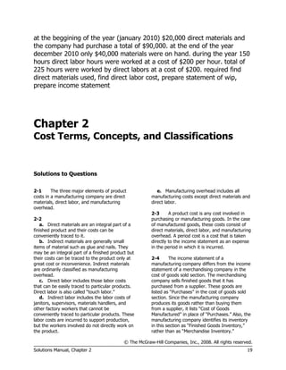 Cost Terms, Concepts, and Classifications | PDF