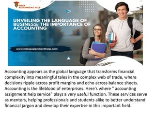 Unveiling the Language of Business: The Importance of Accounting | PPTX ...
