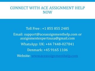 Accounting Assignment Help - ACE Assignment Help | PPT