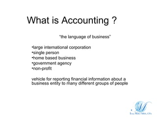 Definition of Accounting | PPT