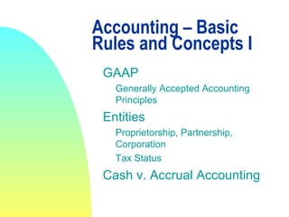 Accounting Basics | PPT