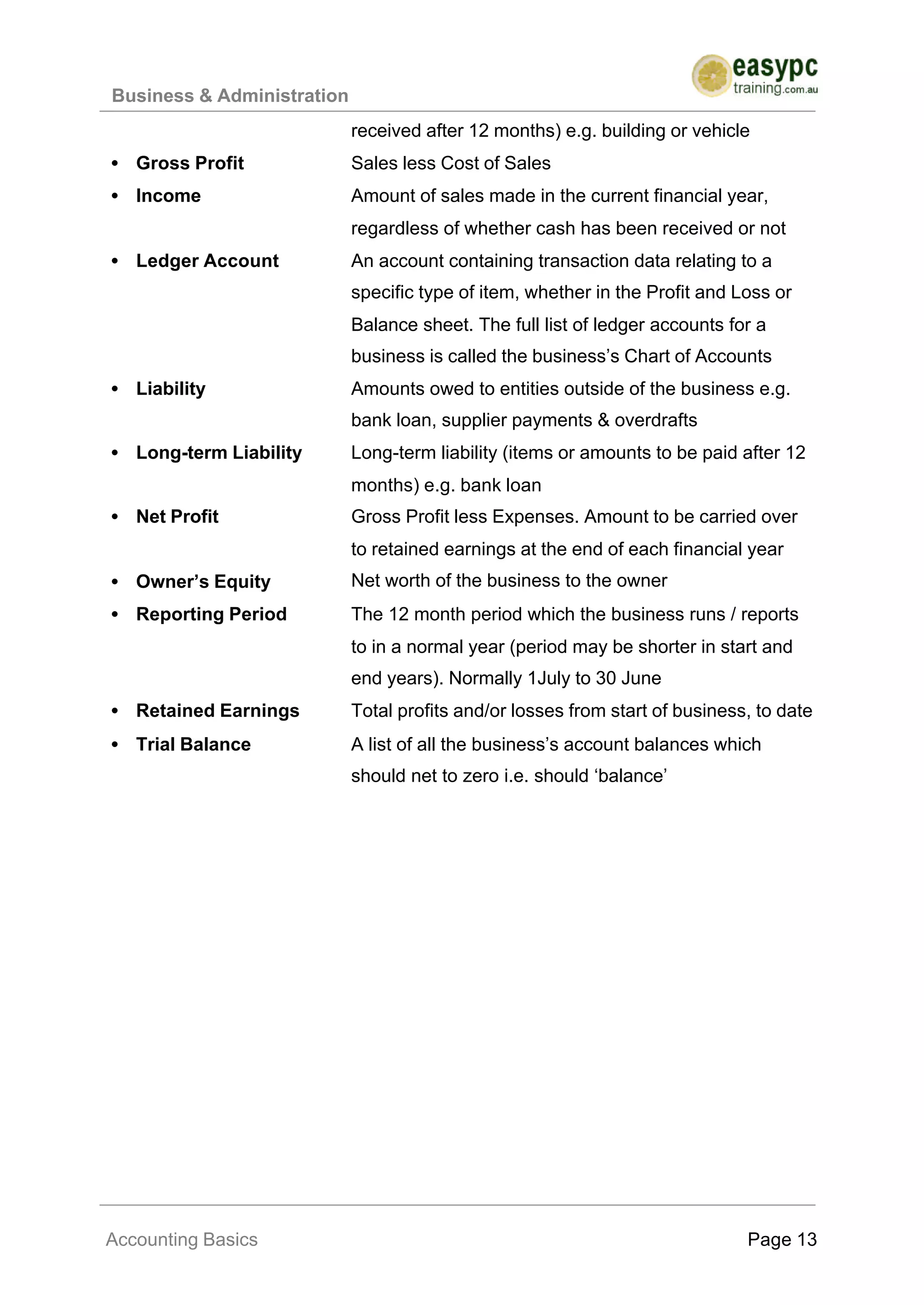 Accounting basics | PDF