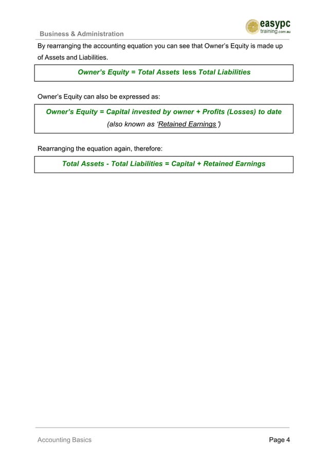 Accounting basics | PDF