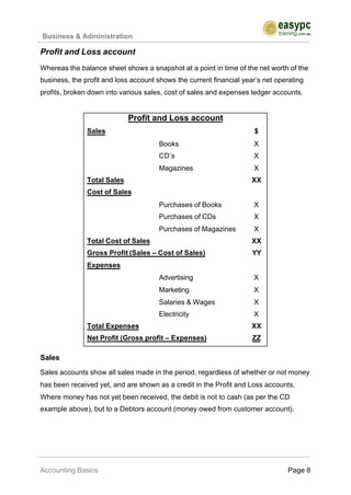 Accounting basics1 | PDF