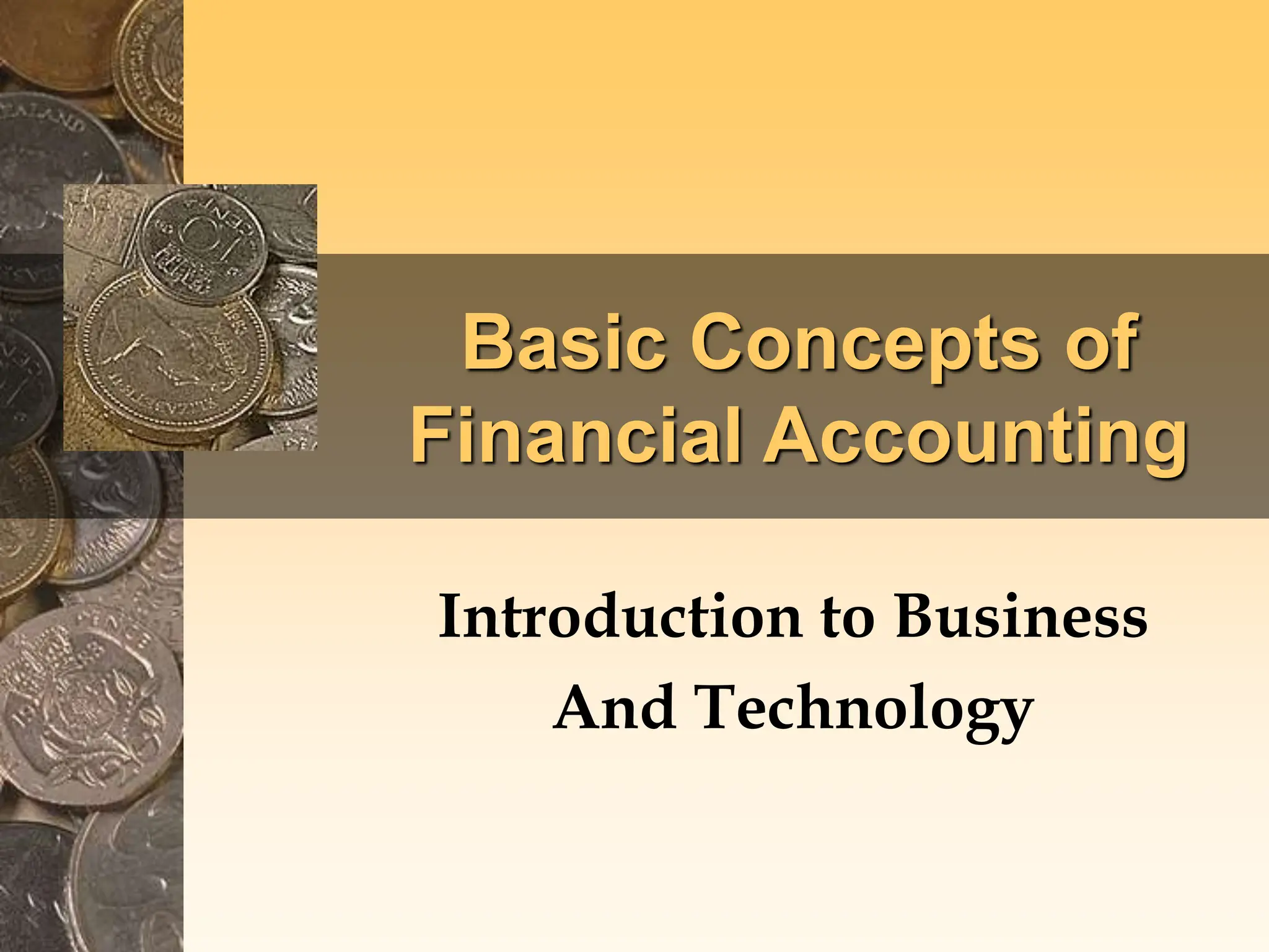 Accounting Basics terminologies principles | PPT