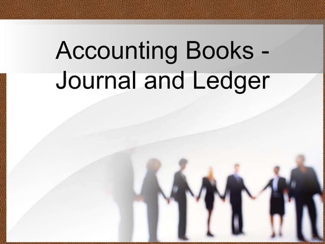 Accounting Books Journal and Ledger.ppt | Credit Cards | Personal Debt