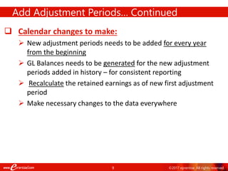 Different Scenarios that Require a Calendar Change - Including the ...