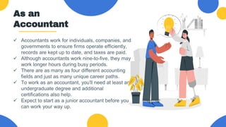 Accounting Career.pptx | Business Accounting & Finance | Business
