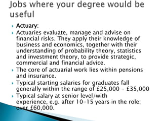 Accounting careers advice and skills gained powerpoint | PPTX ...