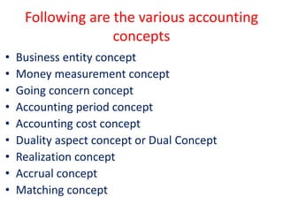 Principles of Accounting | PPTX