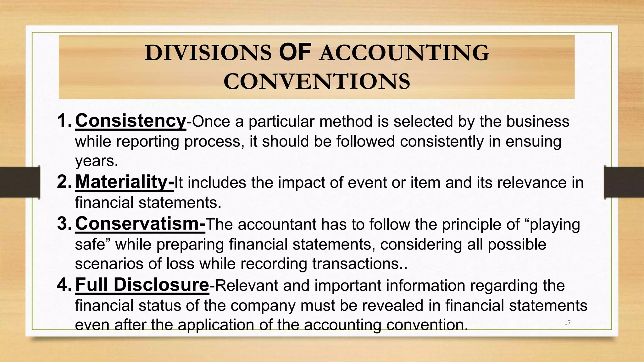 Accounting concept and convention | PPTX