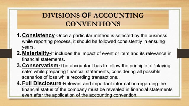 Accounting concept and convention | PPTX
