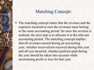 Accounting concepts | PPTX