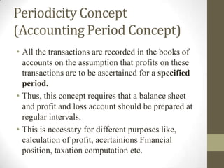 Accounting concepts | PPTX