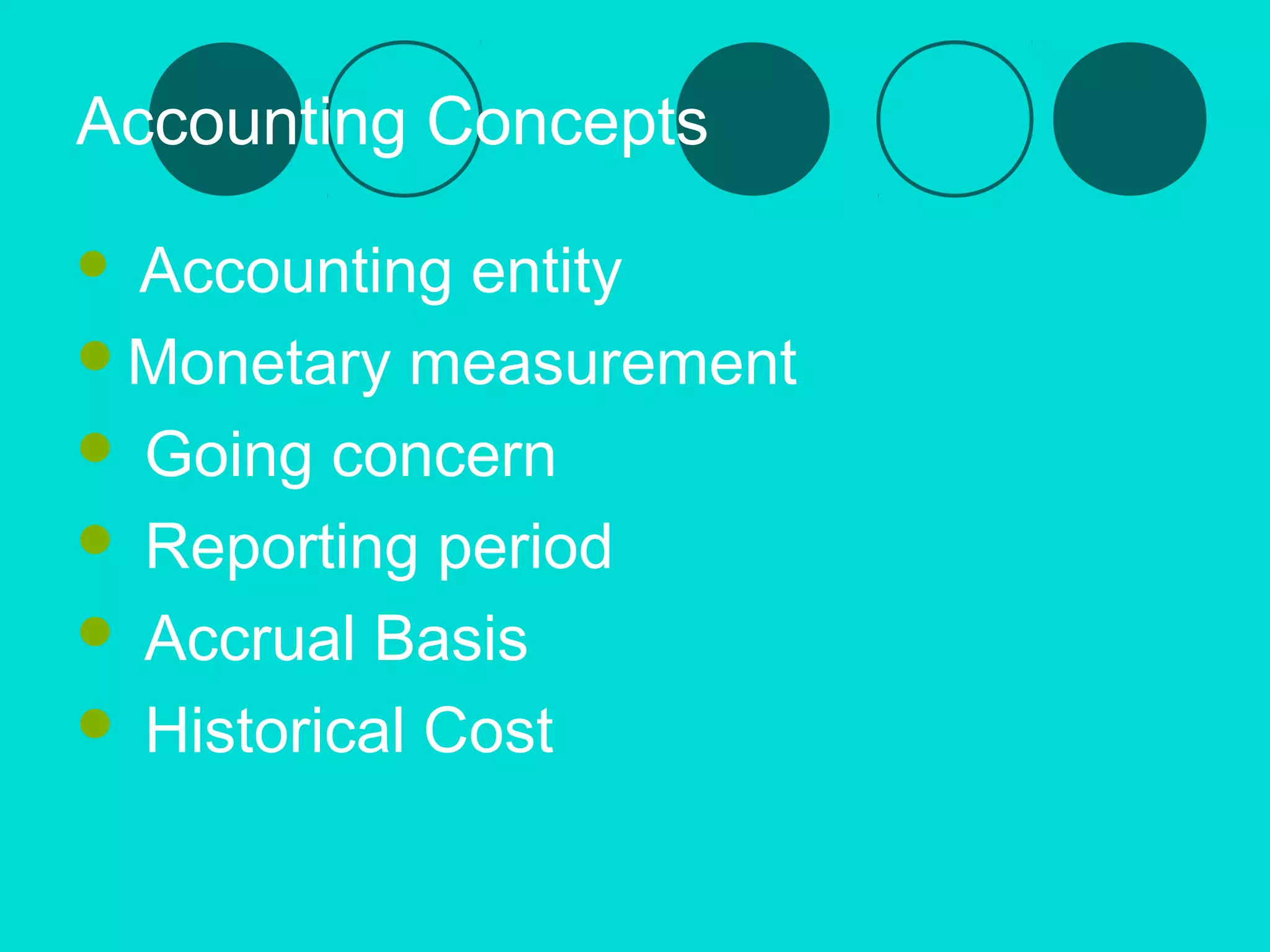 Accounting concepts | PPT