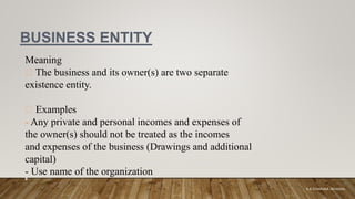 Accounting concepts for advance level | PPT