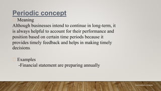 Accounting concepts for advance level | PPT