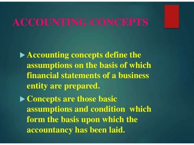 accounting concepts and conventions of accounts | PPT