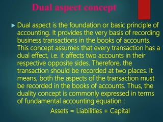 Accounting concepts and convention | PPTX