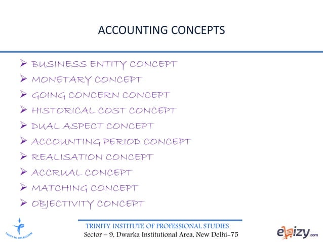 Accounting concepts and conventions | PPT