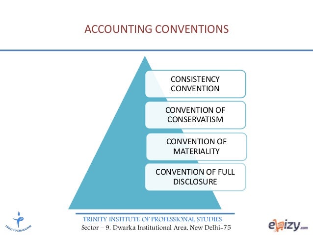 Accounting concepts and conventions