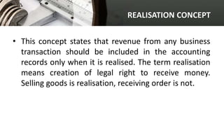 Accounting concepts and conventions | PPTX