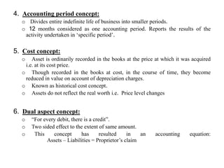 Accounting concepts and conventions | PPTX