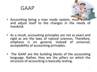 Accounting concepts and conventions | PPTX
