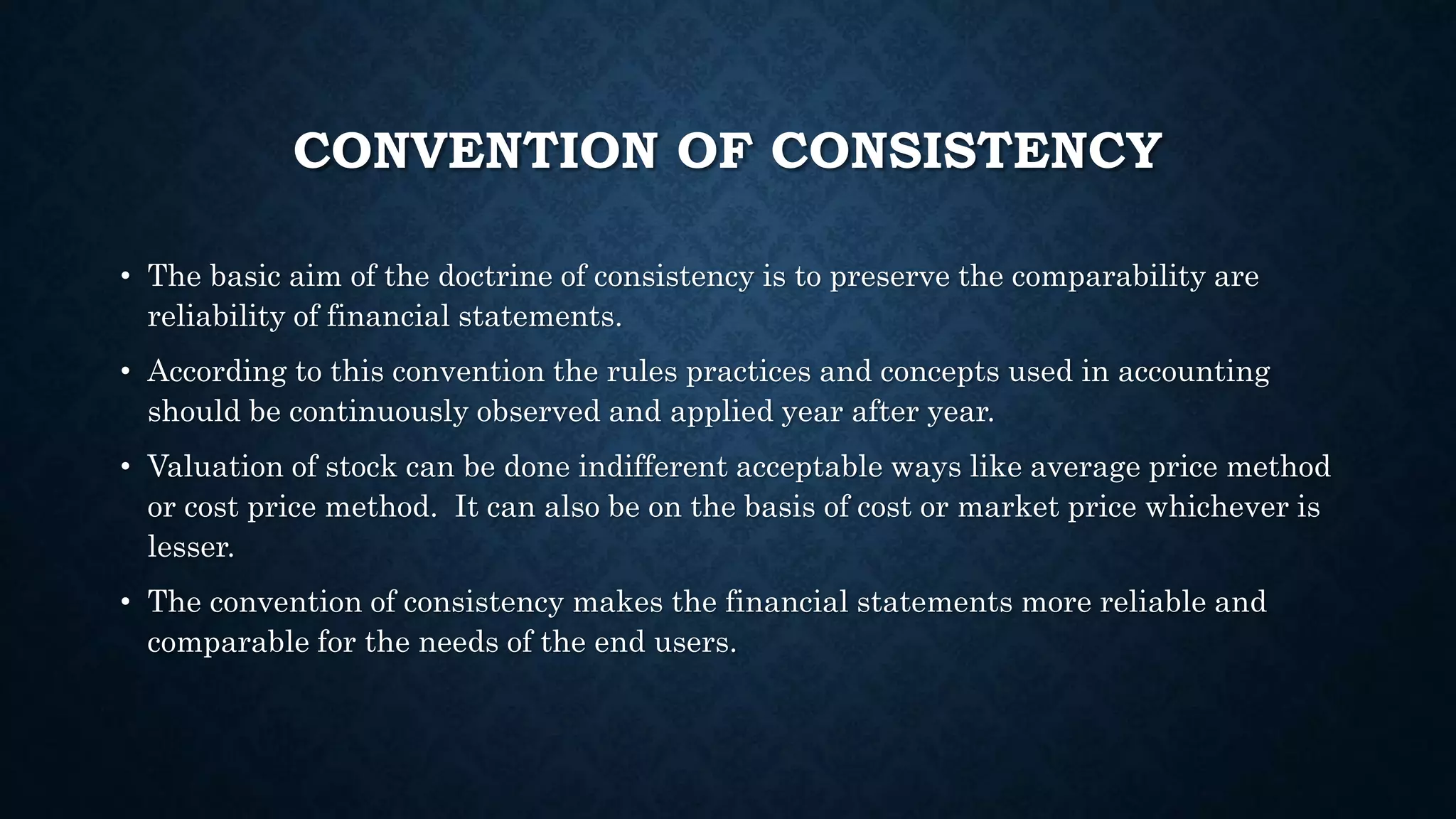 Accounting Concepts and Conventions | PPTX