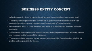 Accounting Concepts and Conventions | PPTX