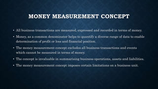 Accounting Concepts and Conventions | PPTX