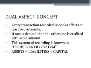 Accounting concepts and conventions(mba) | PPT