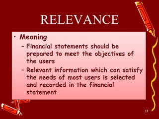 Accounting concepts and principles | PPTX