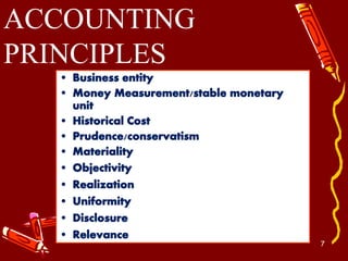 Accounting concepts and principles | PPTX