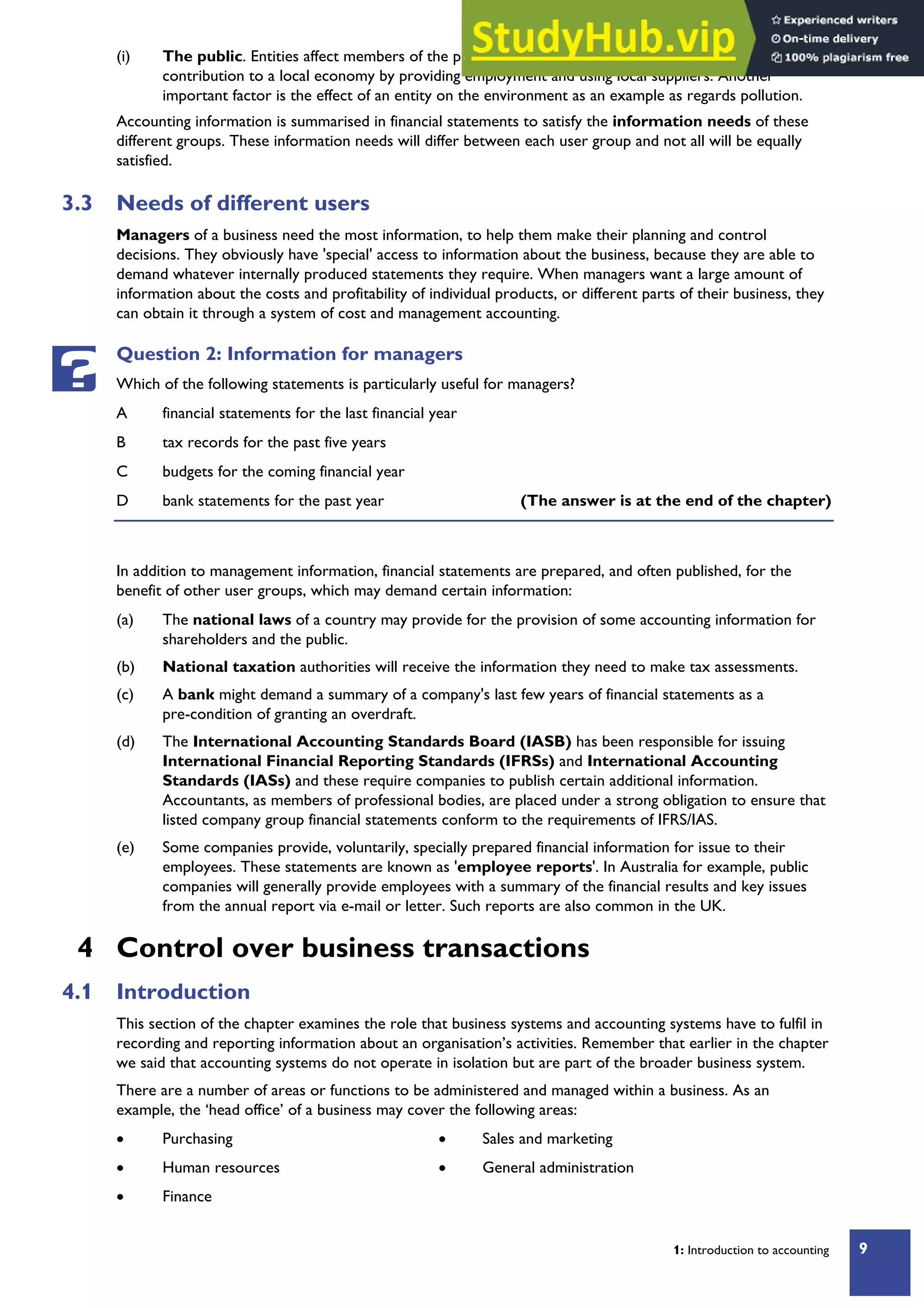 Accounting Concepts And Principles Study Manual.PDF | Business Accounting & Finance | Business