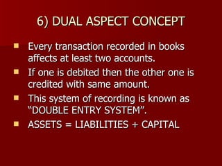 Accounting Concepts & Conventions | PPT
