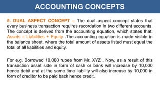 Accounting Concepts & Conventions | PPTX