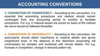 Accounting Concepts & Conventions | PPTX