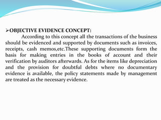 Accounting Concepts & Conventions | PPTX
