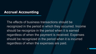 Accounting Concepts and Principles | PPTX