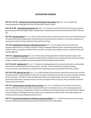 Accounting course | DOCX