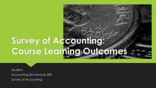 Survey of Accounting Course Learning Outcomes | PPT