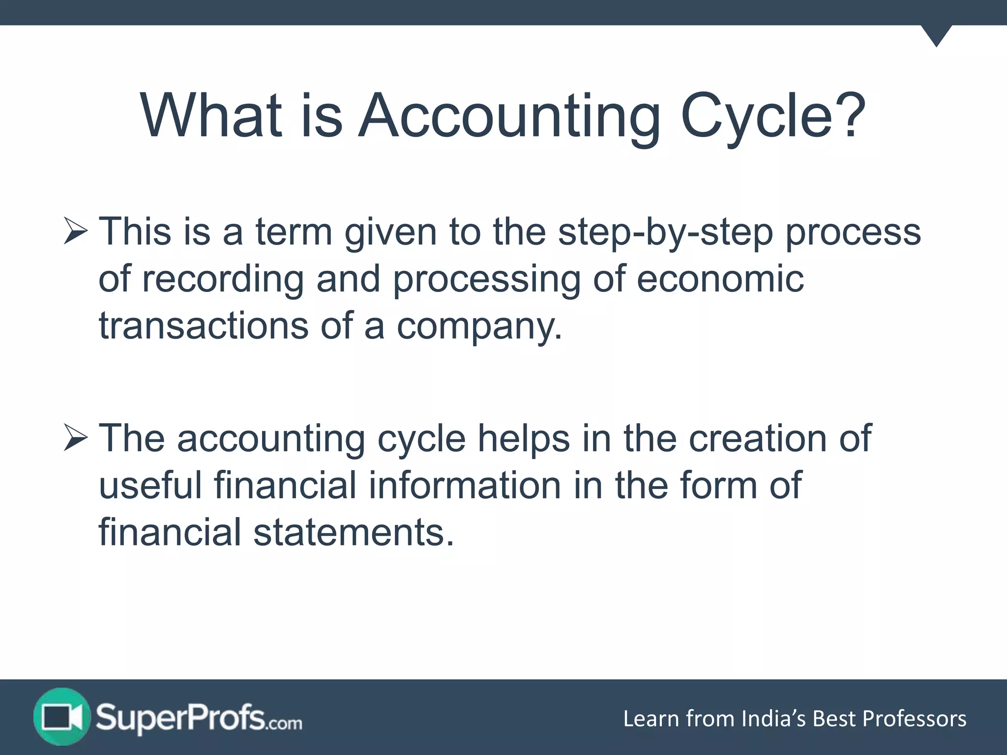 Accounting Cycle | PPTX