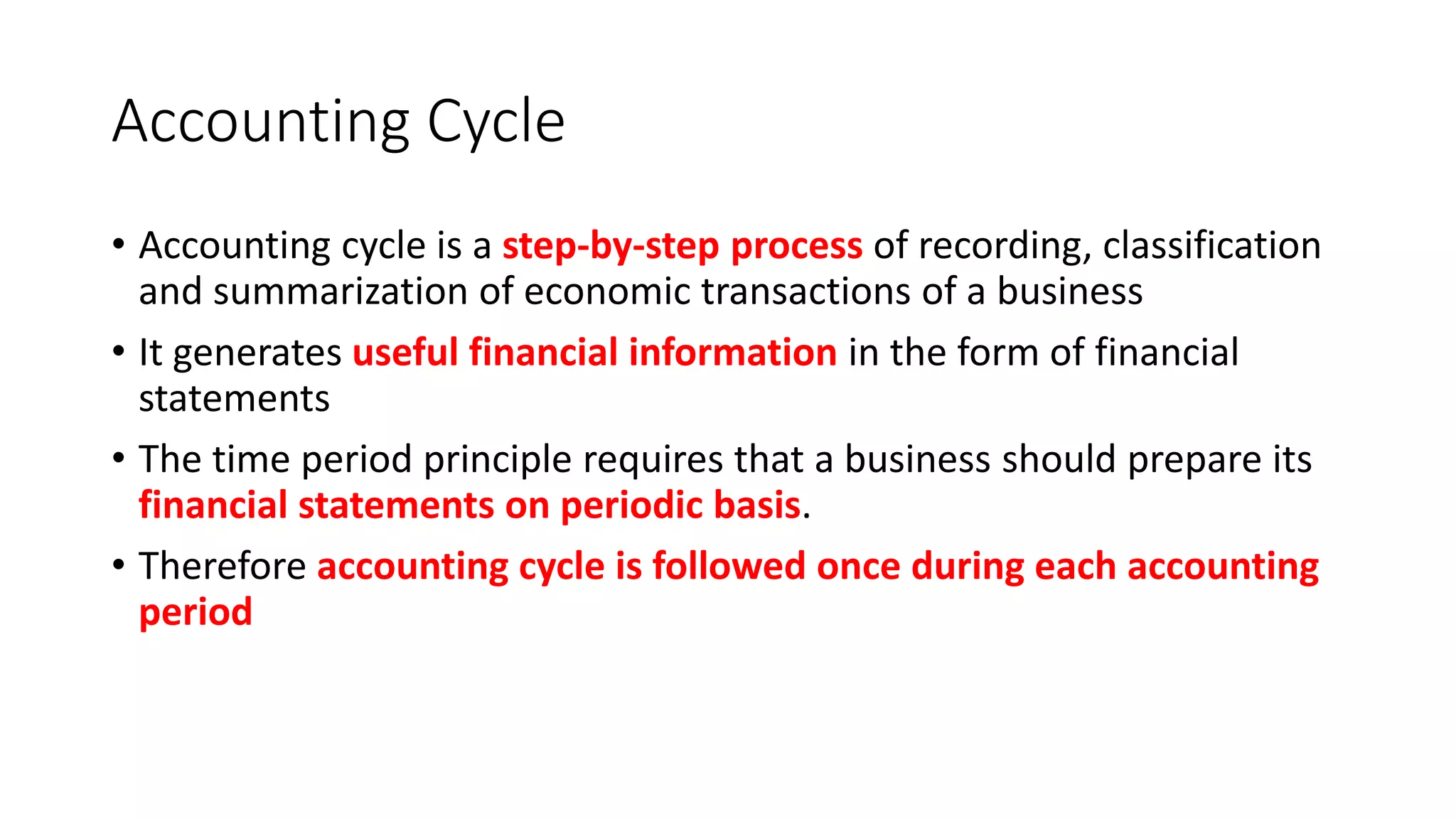 Accounting cycle | PPTX