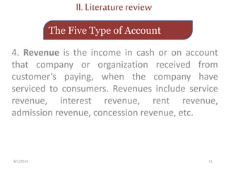 Accounting cycle in service company/ Cambodian Mekong University/Chhan ...