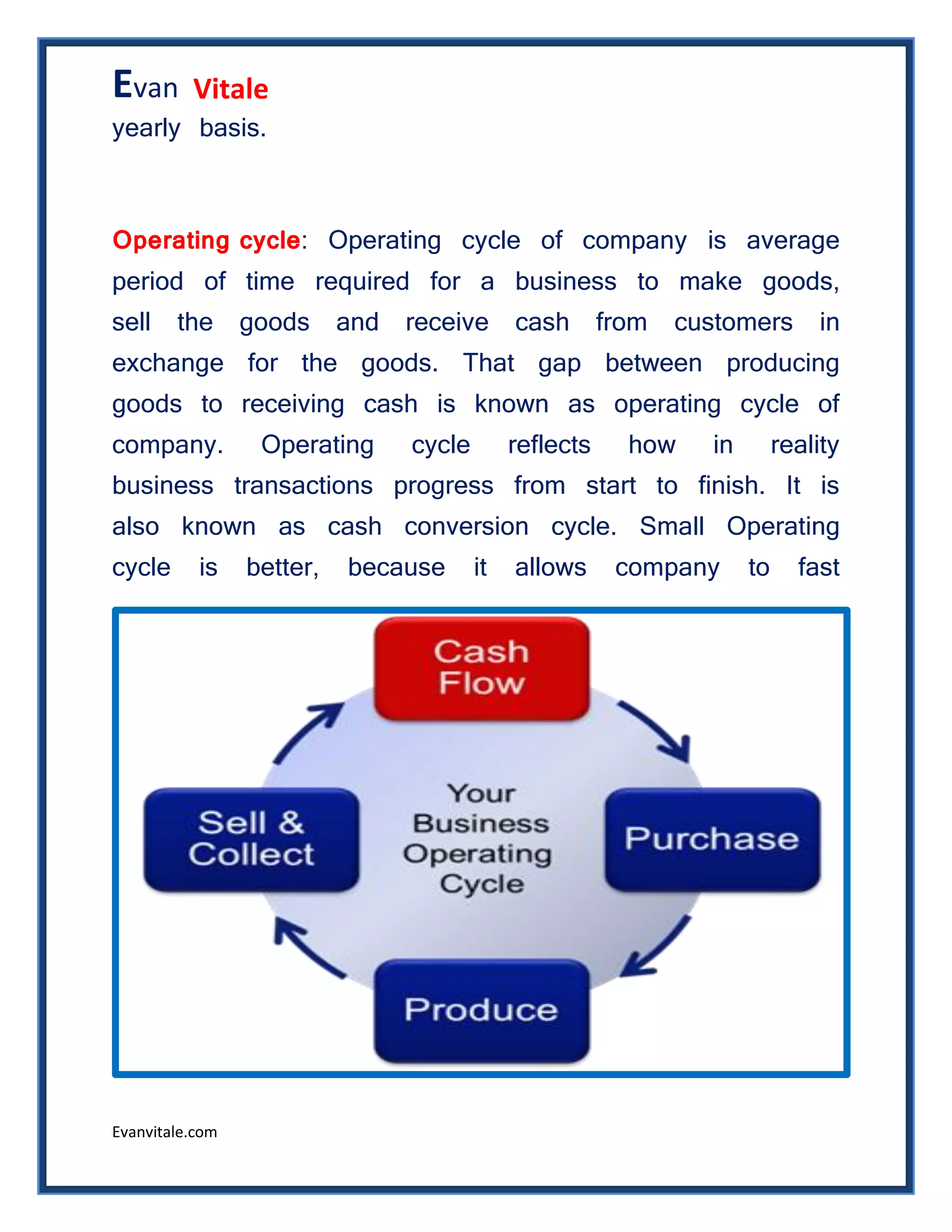 Accounting cycle verses operating cycle | PDF | Business Accounting ...