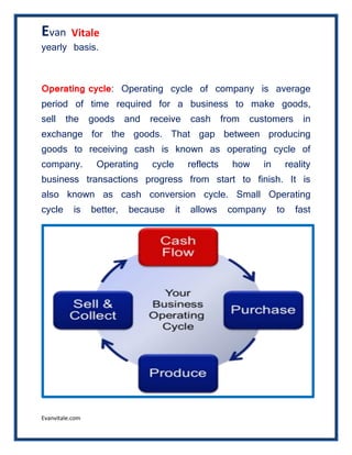 Accounting cycle verses operating cycle | PDF