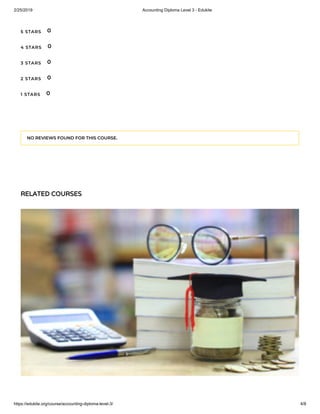 Accounting Diploma Level 3 - Edukite | PDF