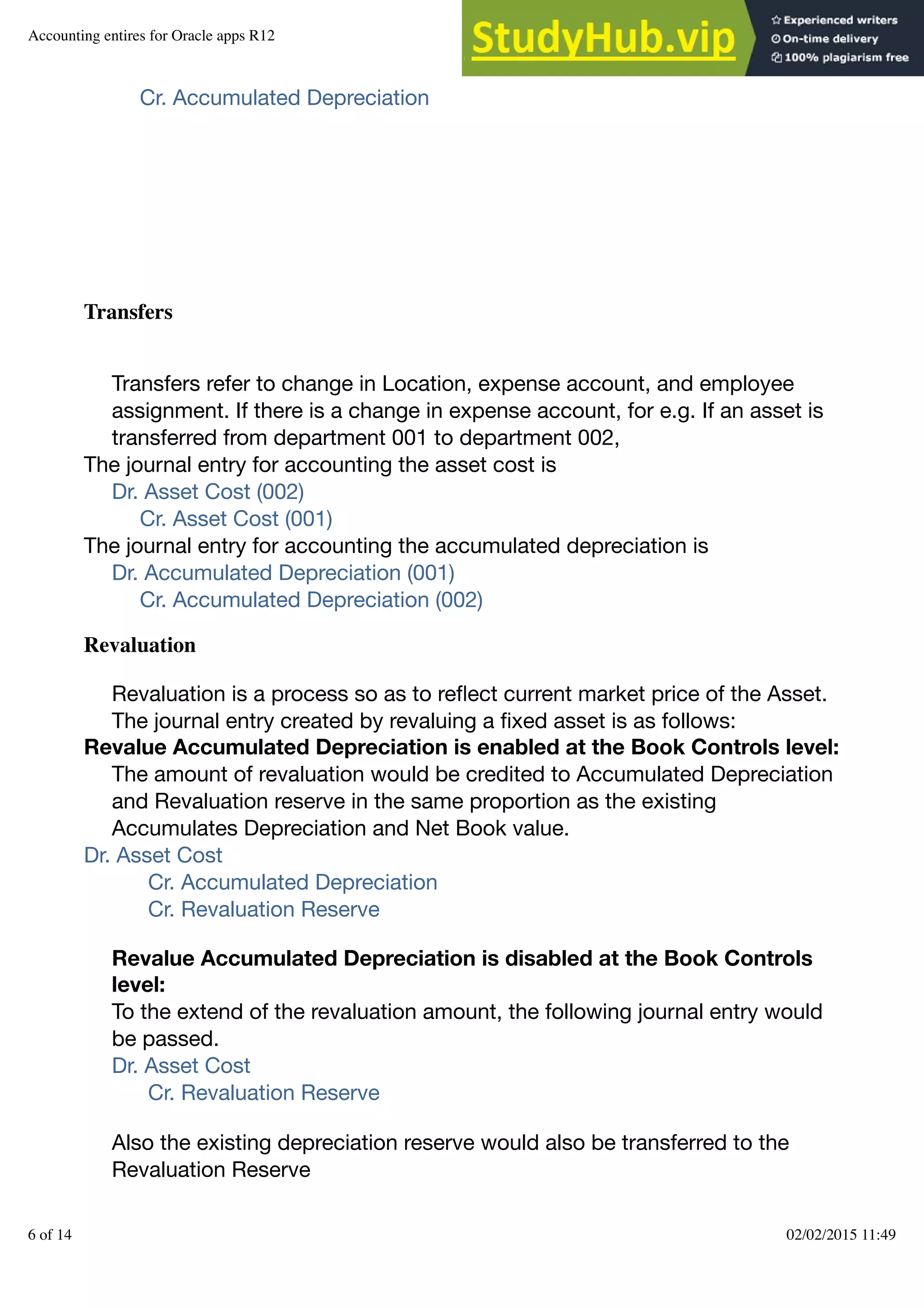 Accounting Entires For Oracle Apps R12 | PDF
