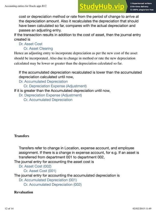 Accounting Entires For Oracle Apps R12 | PDF
